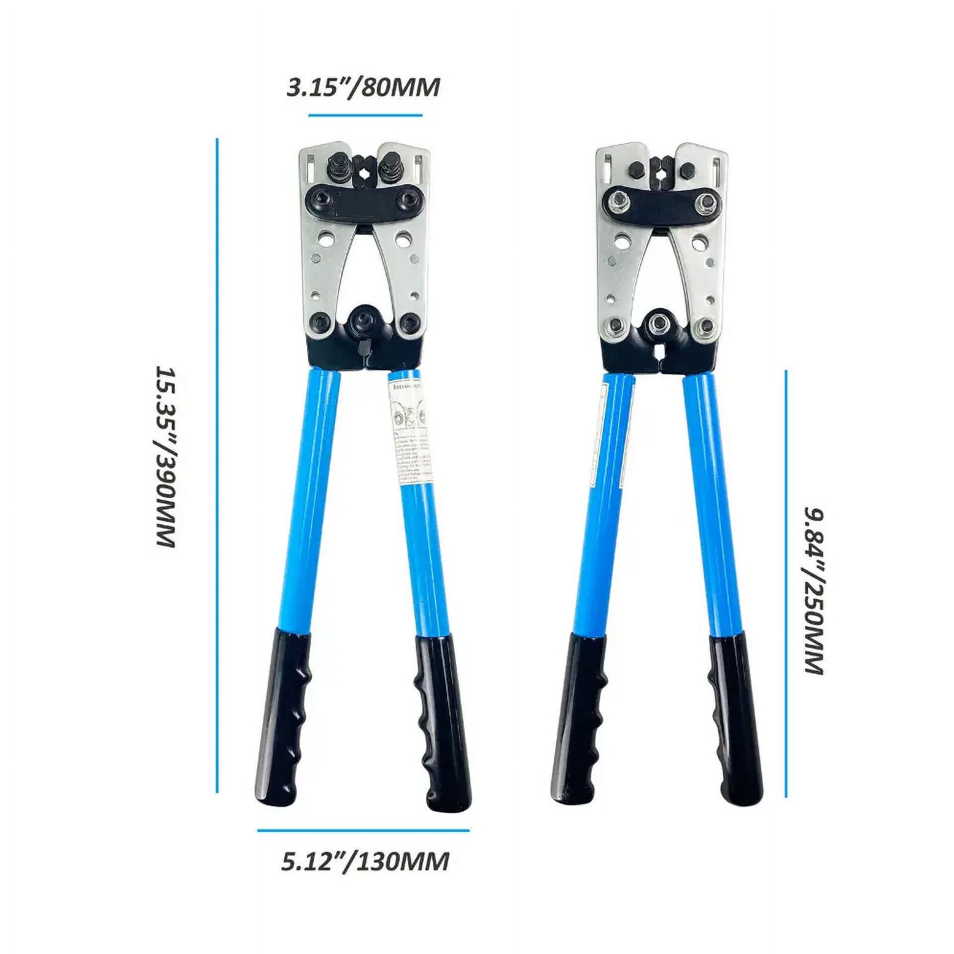 Cable Lug Crimping Tools Hand Electrician Pliers Crimper Wire Cable 6 ...