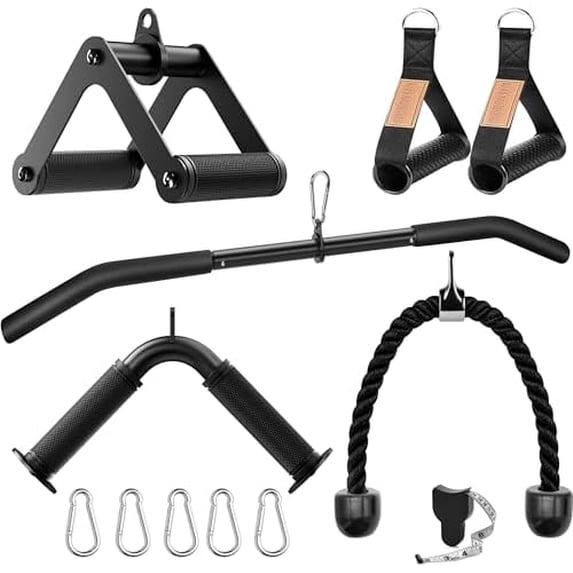 Cable Machine Attachment Set LAT Pulldown Attachments ,Cable Machine ...