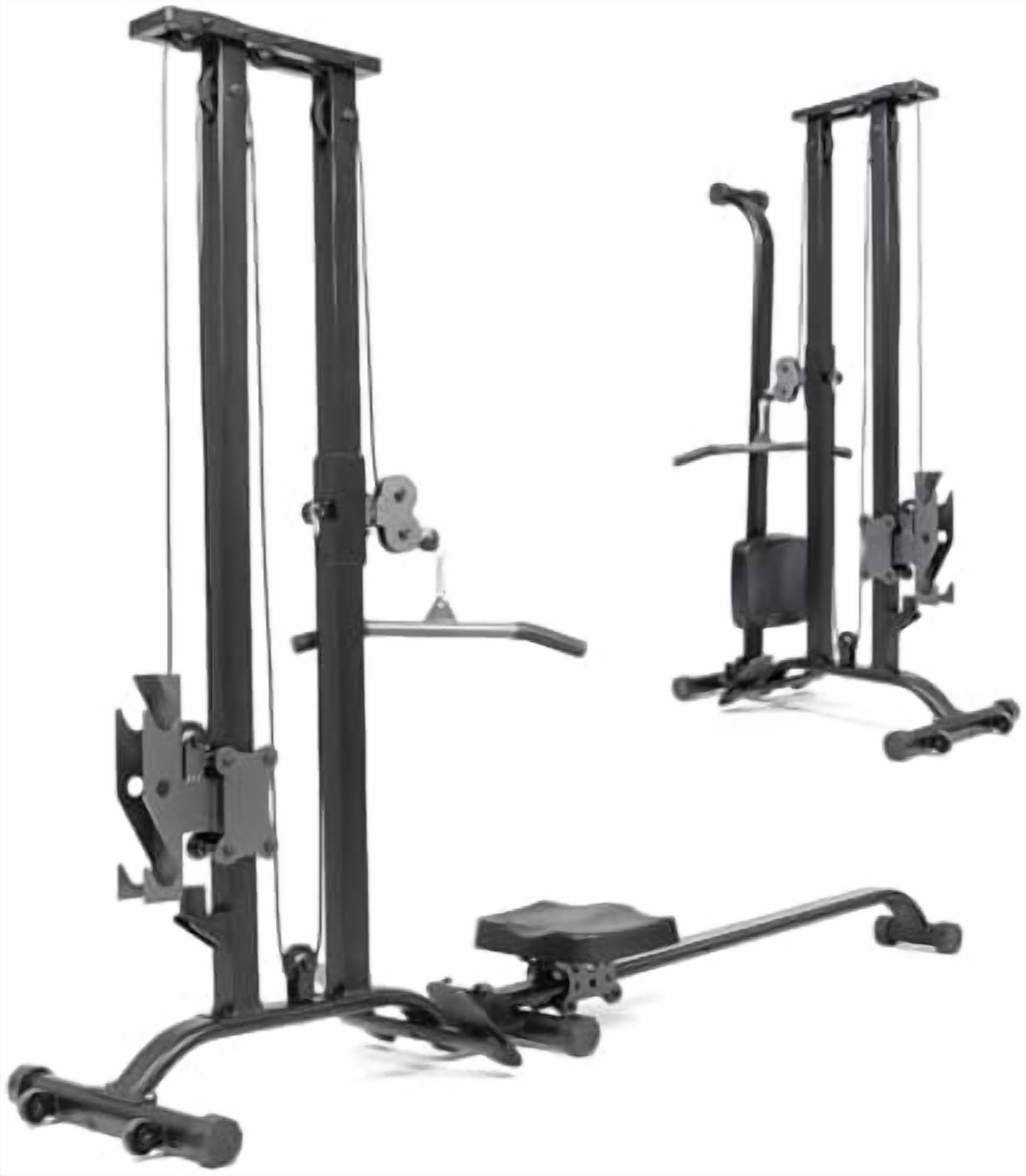 Cable Machine Home Gym, 330 Lbs Plates Loaded Cable Crossover Machine ...