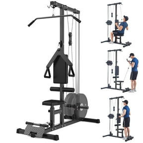 EONFITOmni Home Gym Cable Crossover Machine, 33 Height Settings, Lat ...