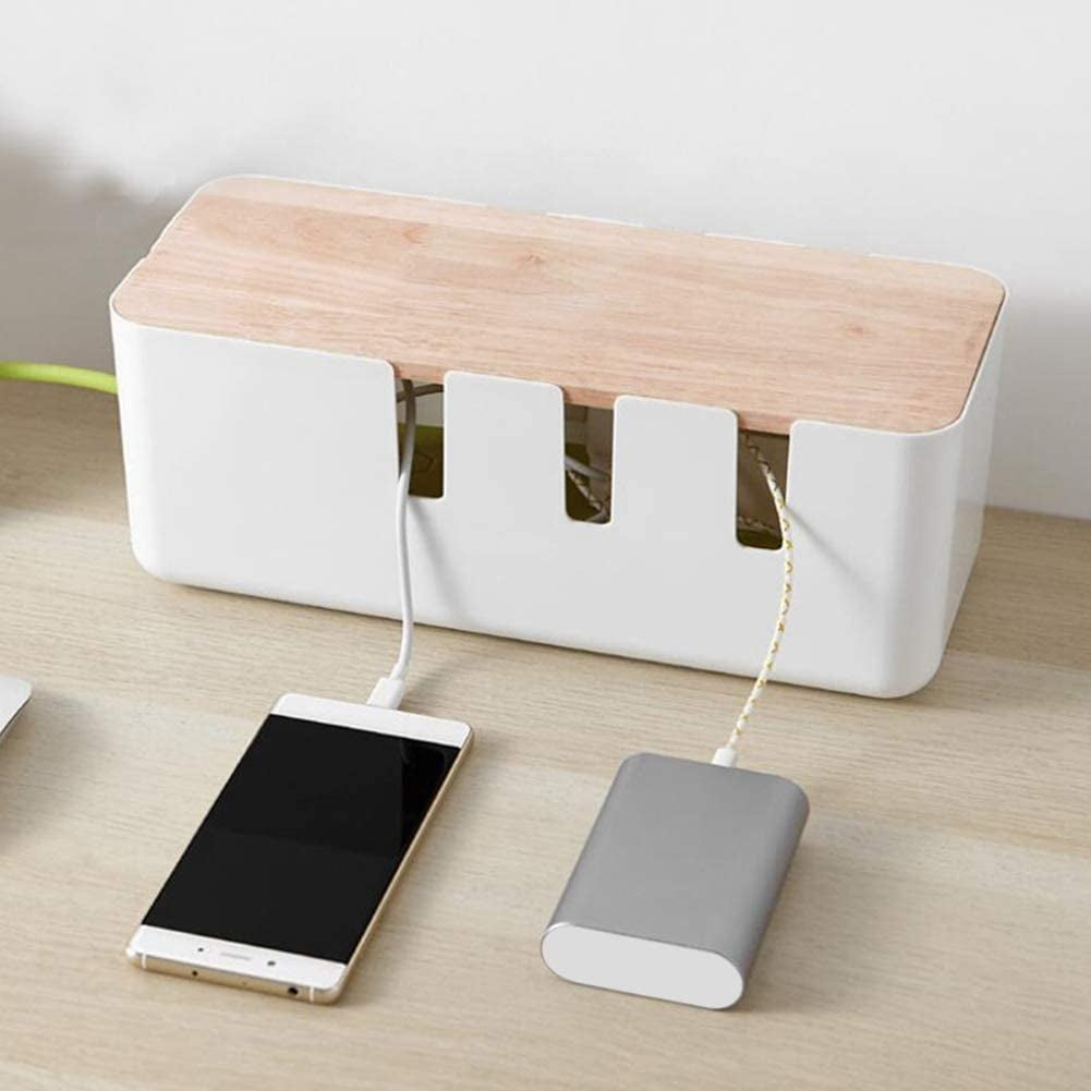 Cable Management Box, Cable Organizer Box, Cord Organizer to Hide Power ...