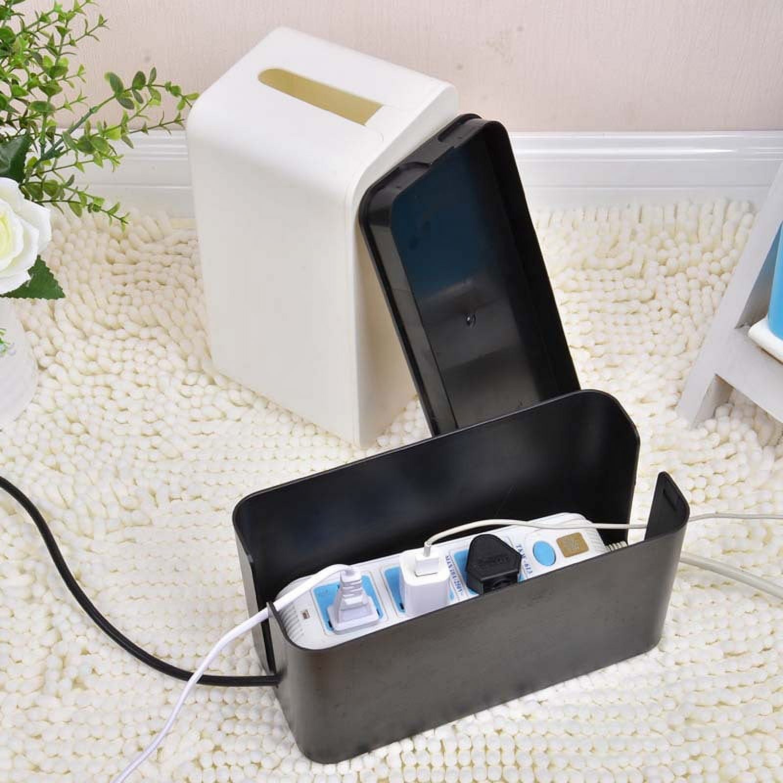 Cable Management Box,Cord Organizer Box for Home&Office System to Cover ...