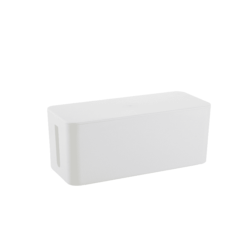 Cable Management Box, Plastic Cord Organizer for Power Strip, Desk ...