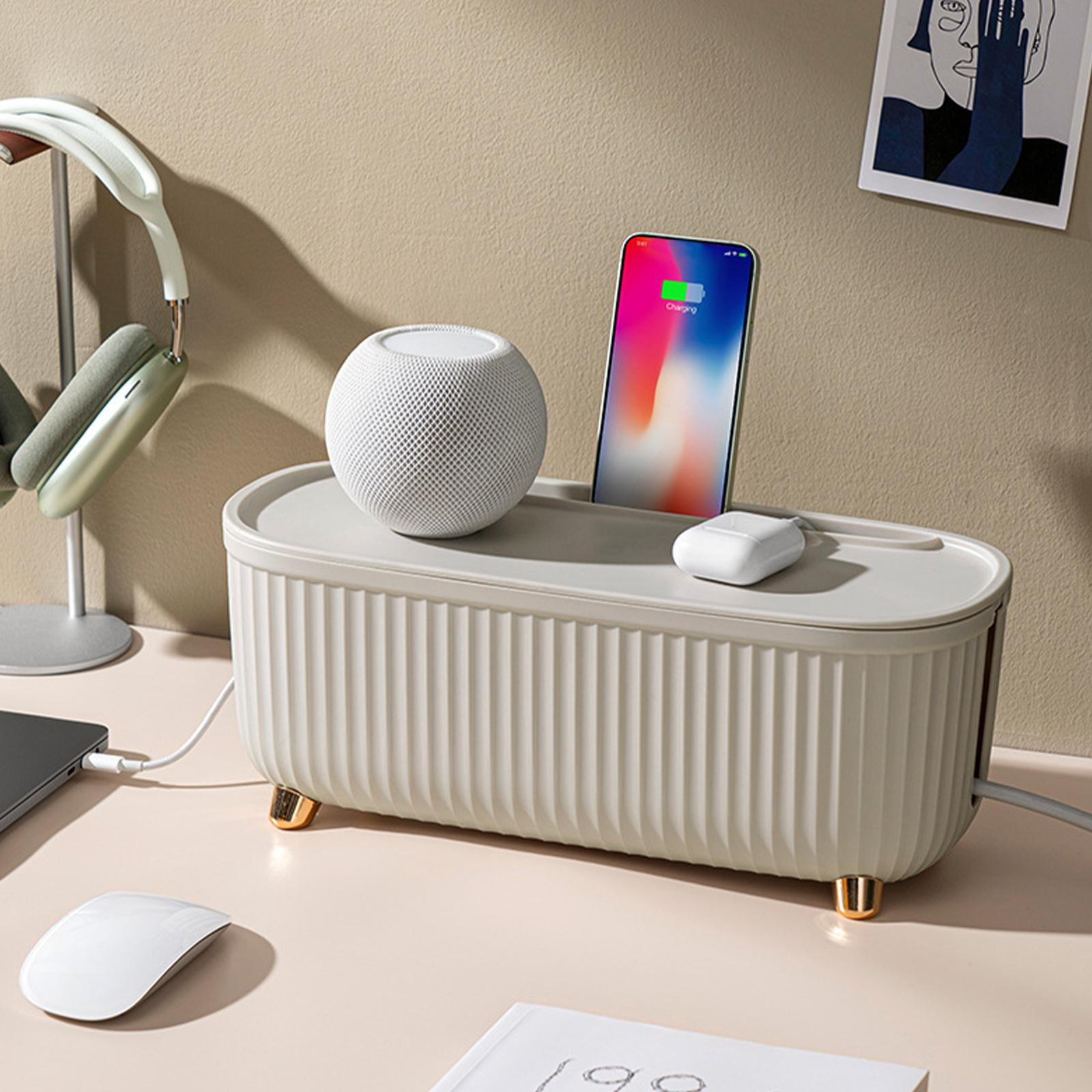 Cable Management Box Socket Wire Tidy Power Socket Organiser Cord Power ...