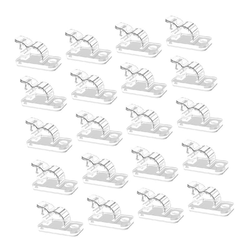 Cable Management Clips 20pcs Set For Efficient Wire Management Solution ...