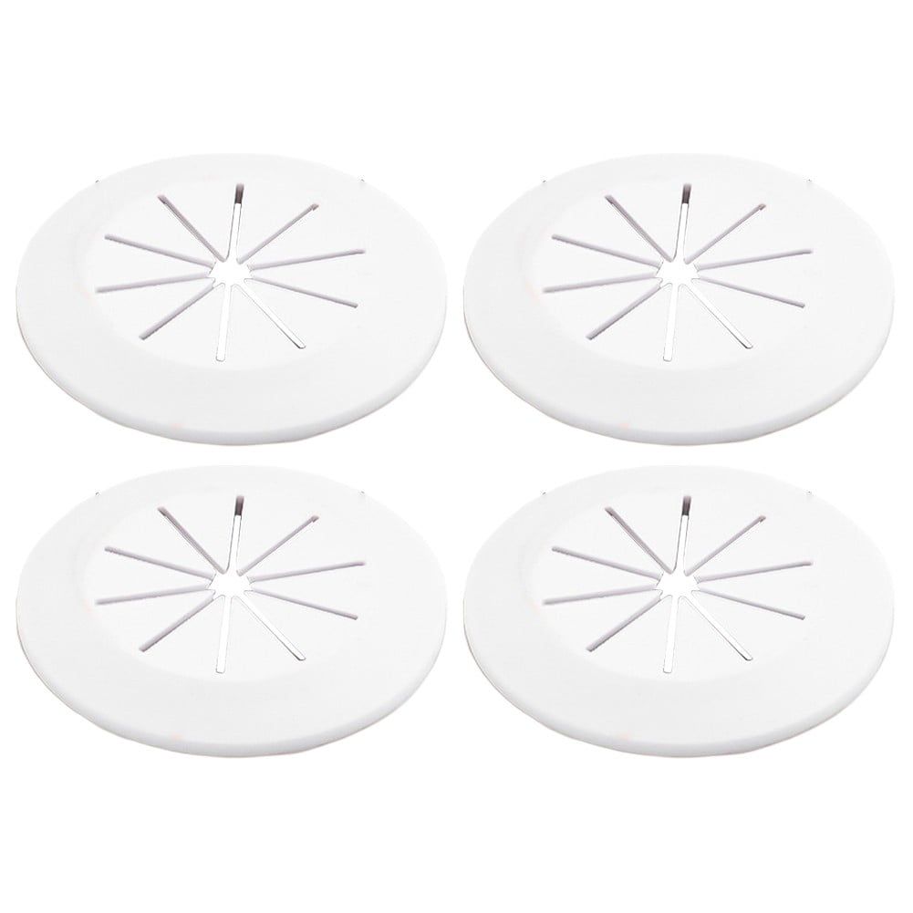Cable Management Desk Wire Hole Cover Set of 4 - Round PVC Grommet for ...