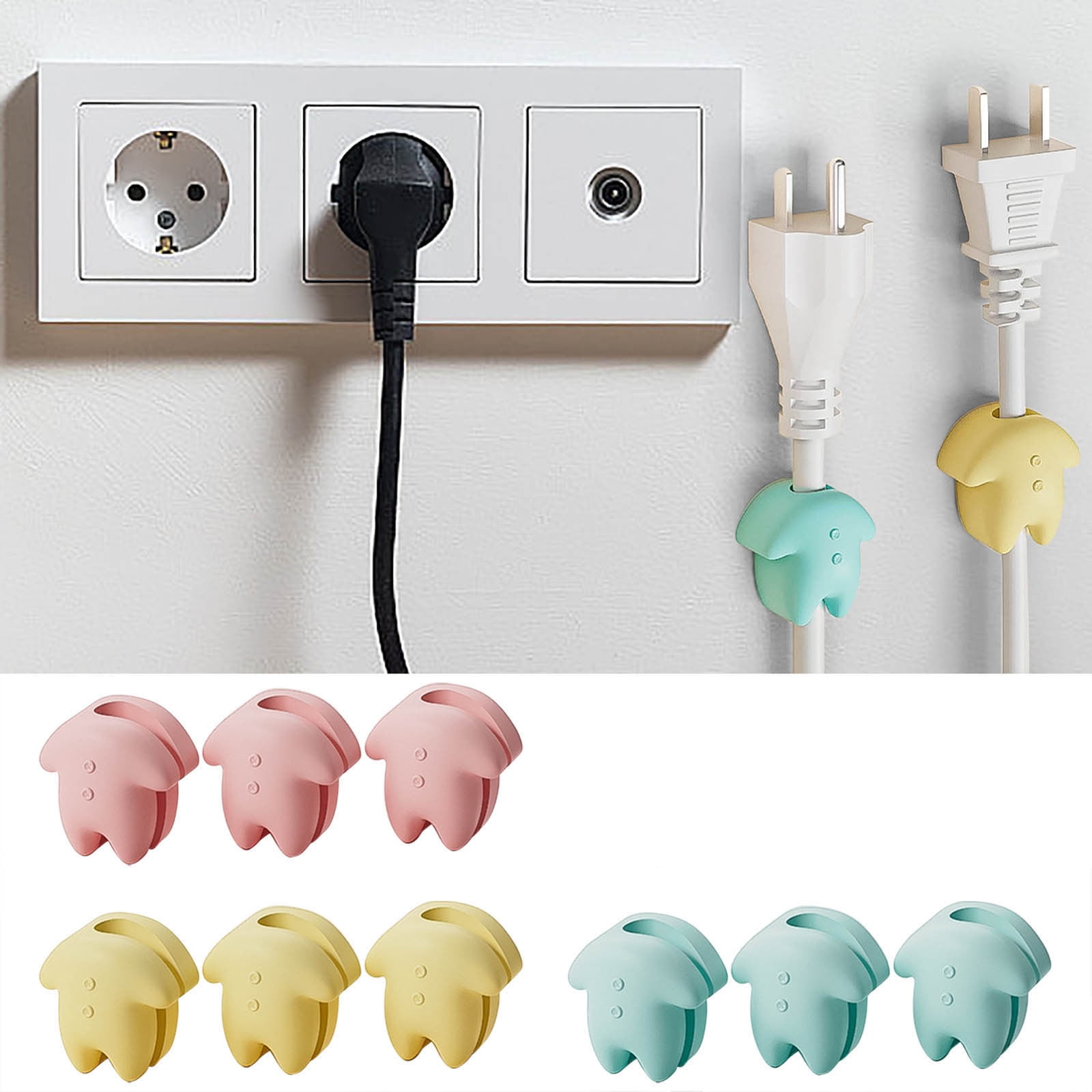 Cable Management Solution, Wall Mount Organizer, Adjustable Clamp ...