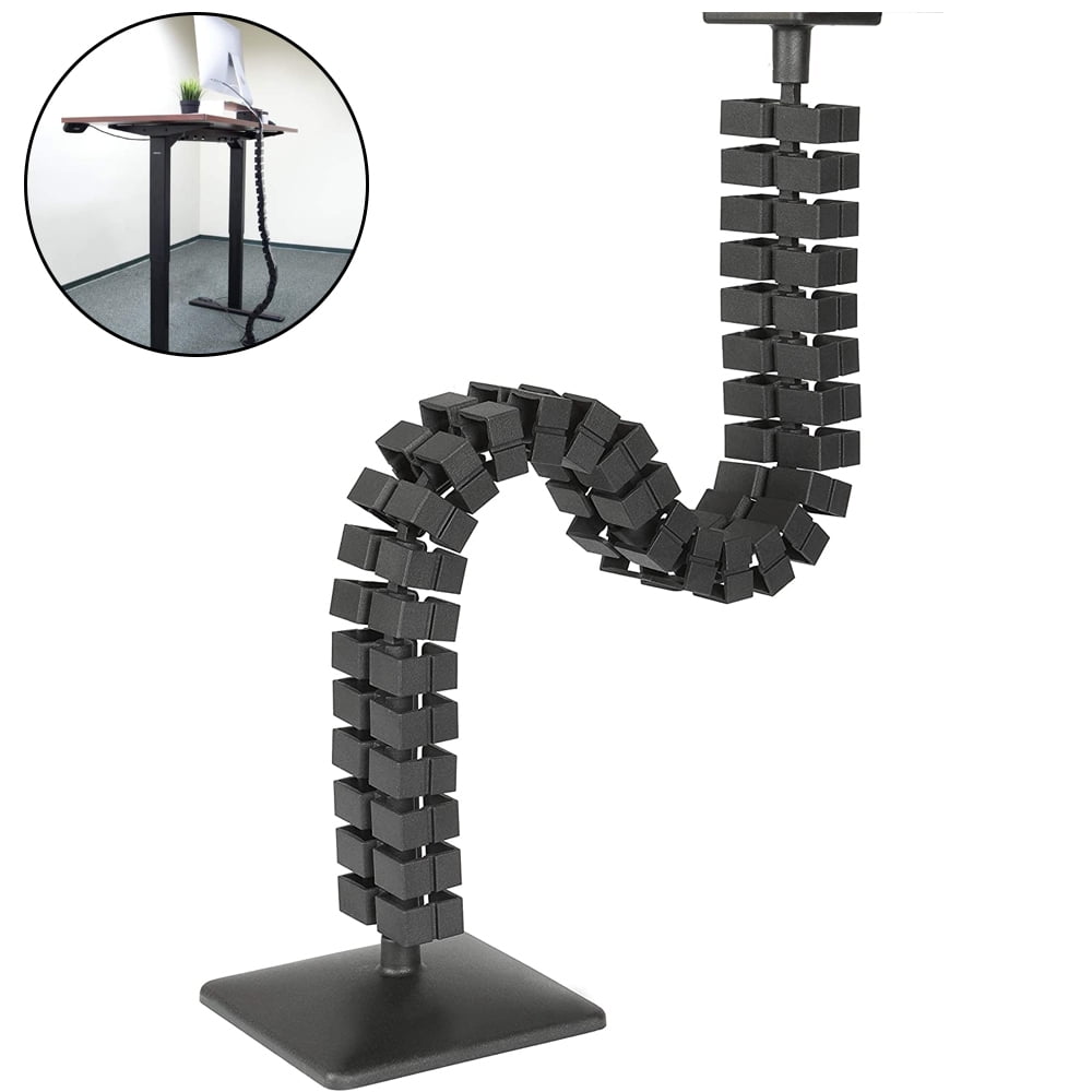 Cable Management Spine, Desk Cord Organizer Vertebrae, Keeps Power and ...