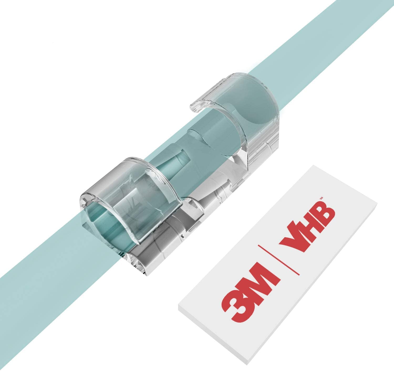 Cable Management TV PC Wire Holder Sticky Tidy and Organizer Cord and ...