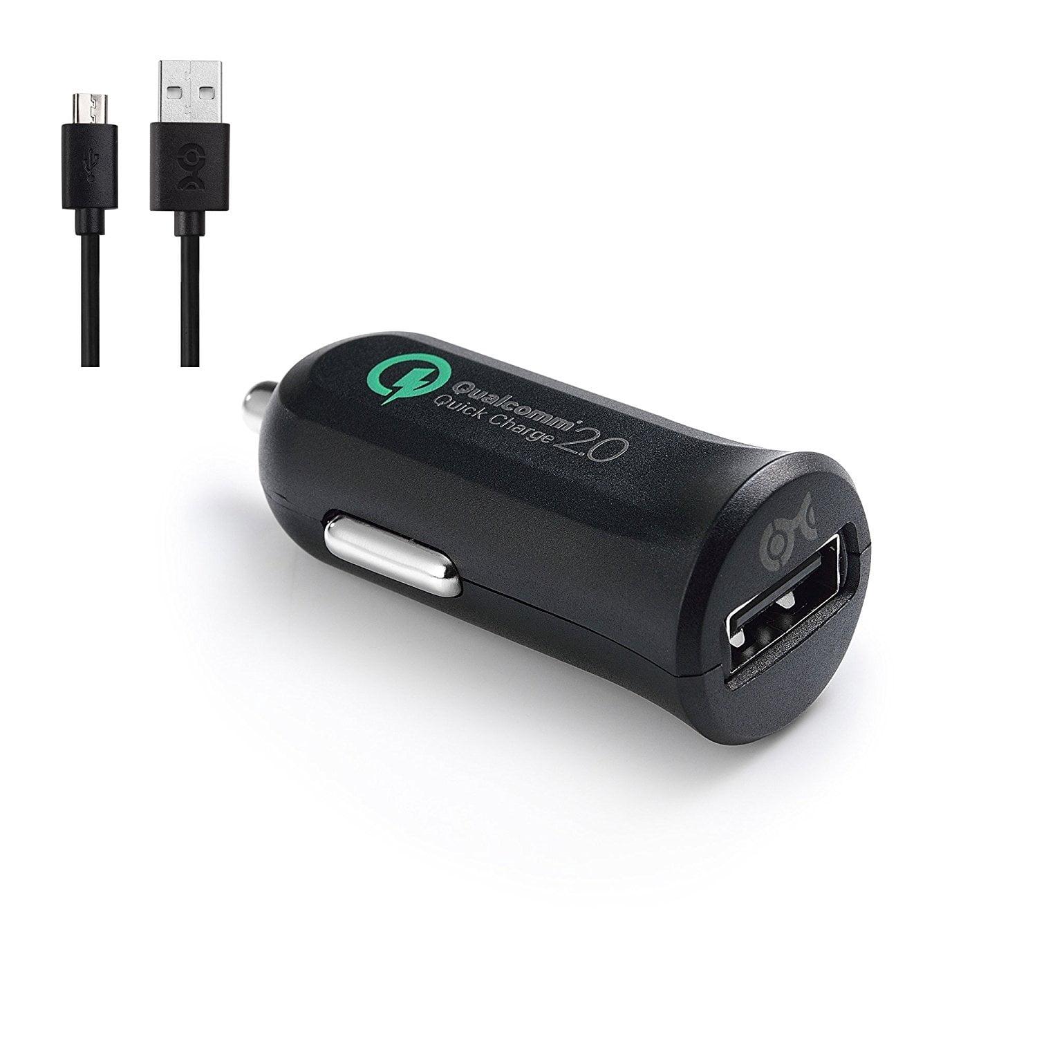 Cable Matters 18W/2.4A 1-Port USB Car Charger with Certified Qualcomm ...