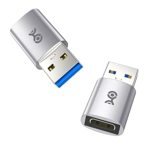 Cable Matters 2-Pack 10Gbps USB to USB C Adapter for Fast Charging ...