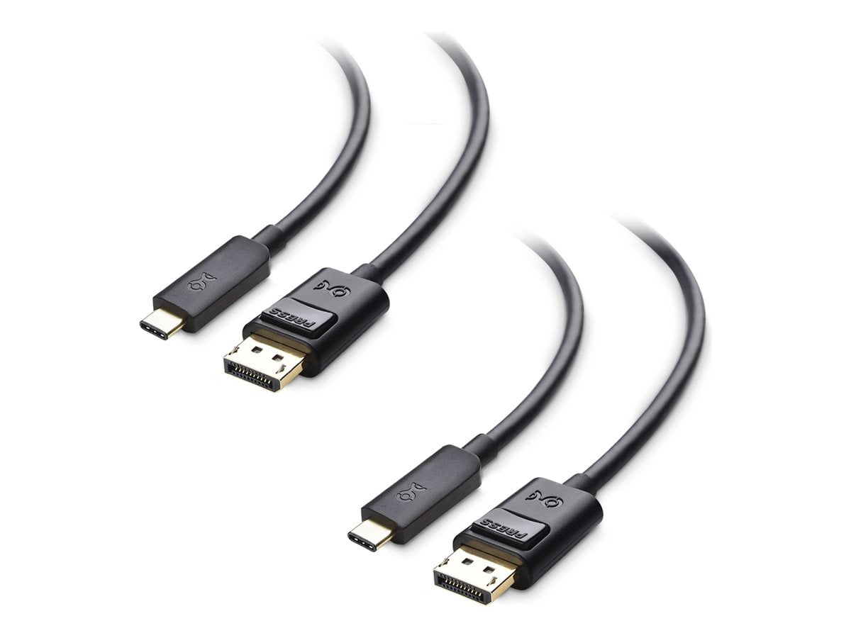Cable Matters 2-Pack 32.4Gbps USB C to DisplayPort 1.4 Cable 6 ft ...