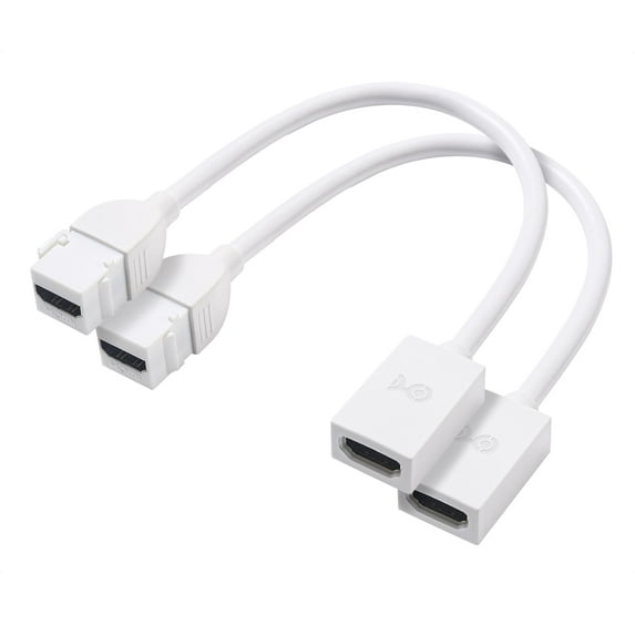 Cable Matters 2-Pack 48Gbps HDMI 2.1 Keystone Pigtail Cable - 8 Inches ...