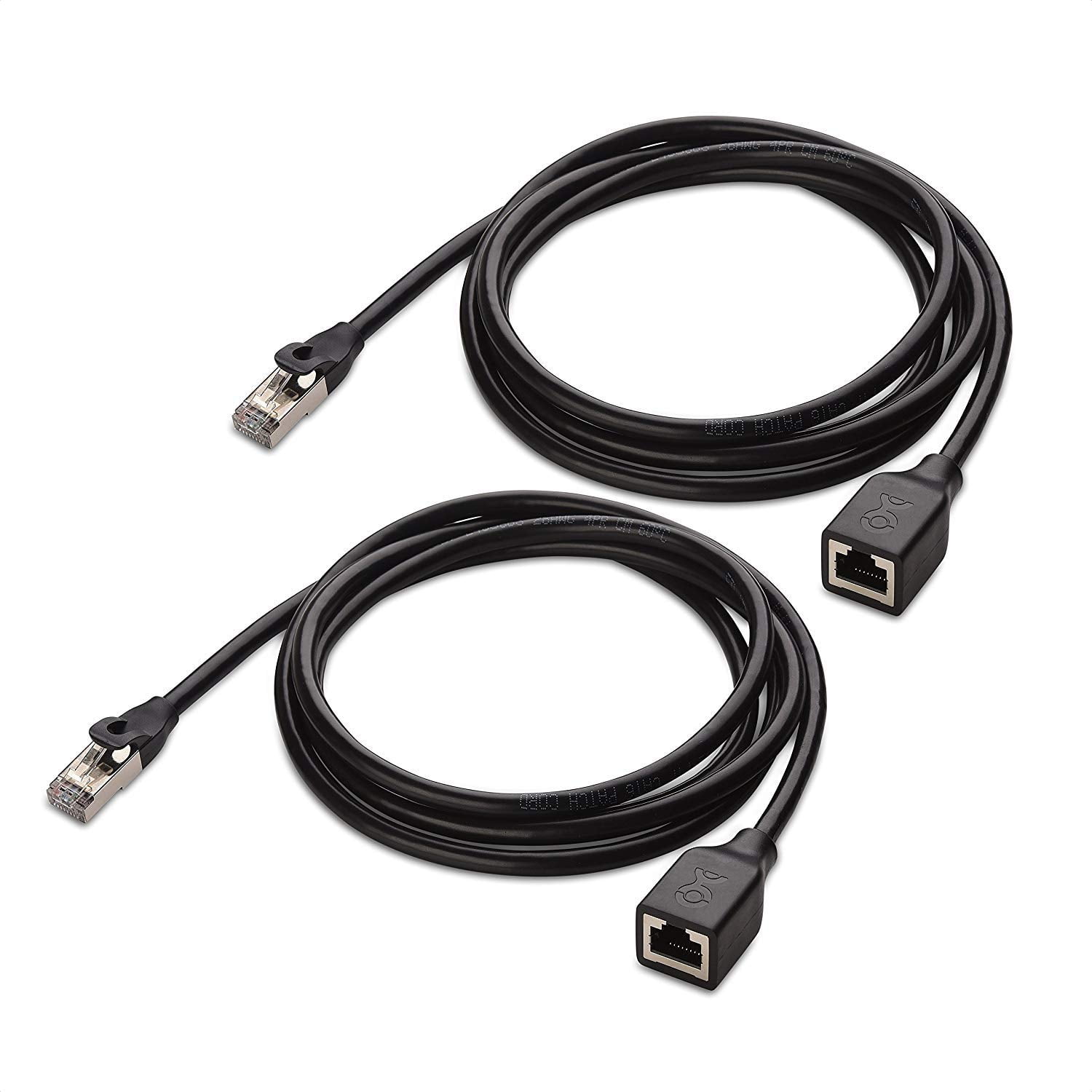 Cable Matters 2-Pack Shielded Cat 6, Cat6 Ethernet Extension Cable ...