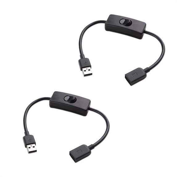 Cable Matters 2 Pack Short USB Extension Cable (USB Extender Cable ...