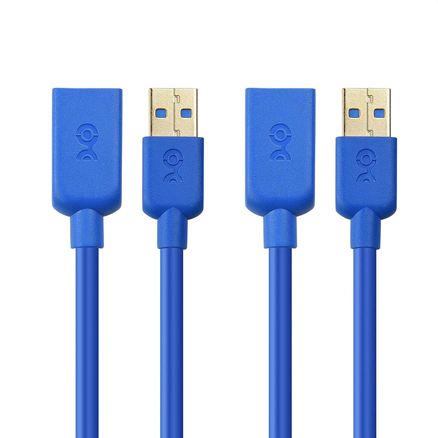 Cable Matters 2-Pack Short USB to USB Extension Cable (USB 3.0 ...
