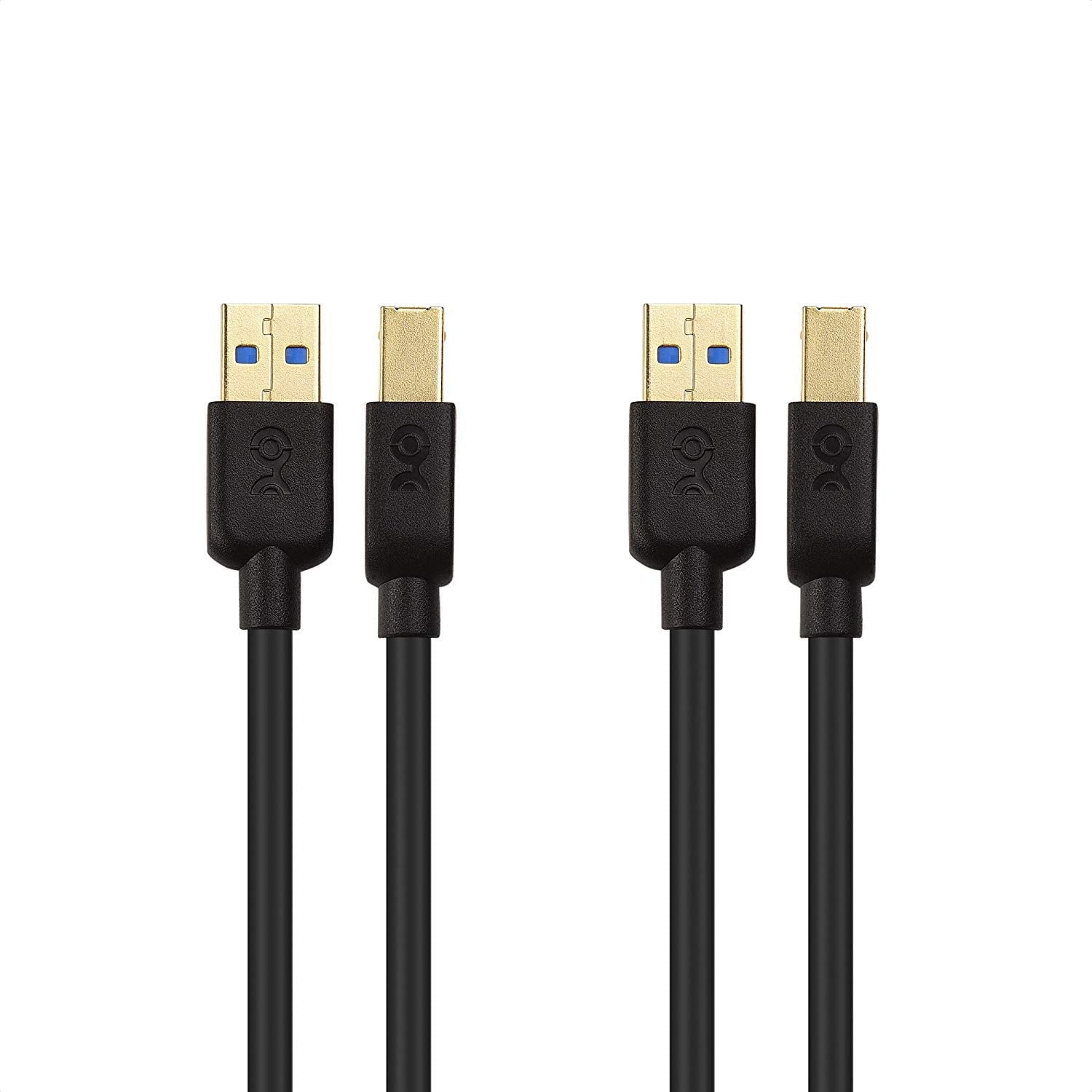 Cable Matters 2-Pack USB 3.0 Cable (USB 3 Cable / USB 3.0 A to B Cable ...
