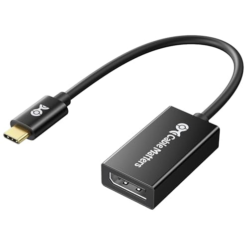 Cable Matters 32.4Gbps USB C to DisplayPort 1.4 Adapter, 4K@240hz, 8K ...