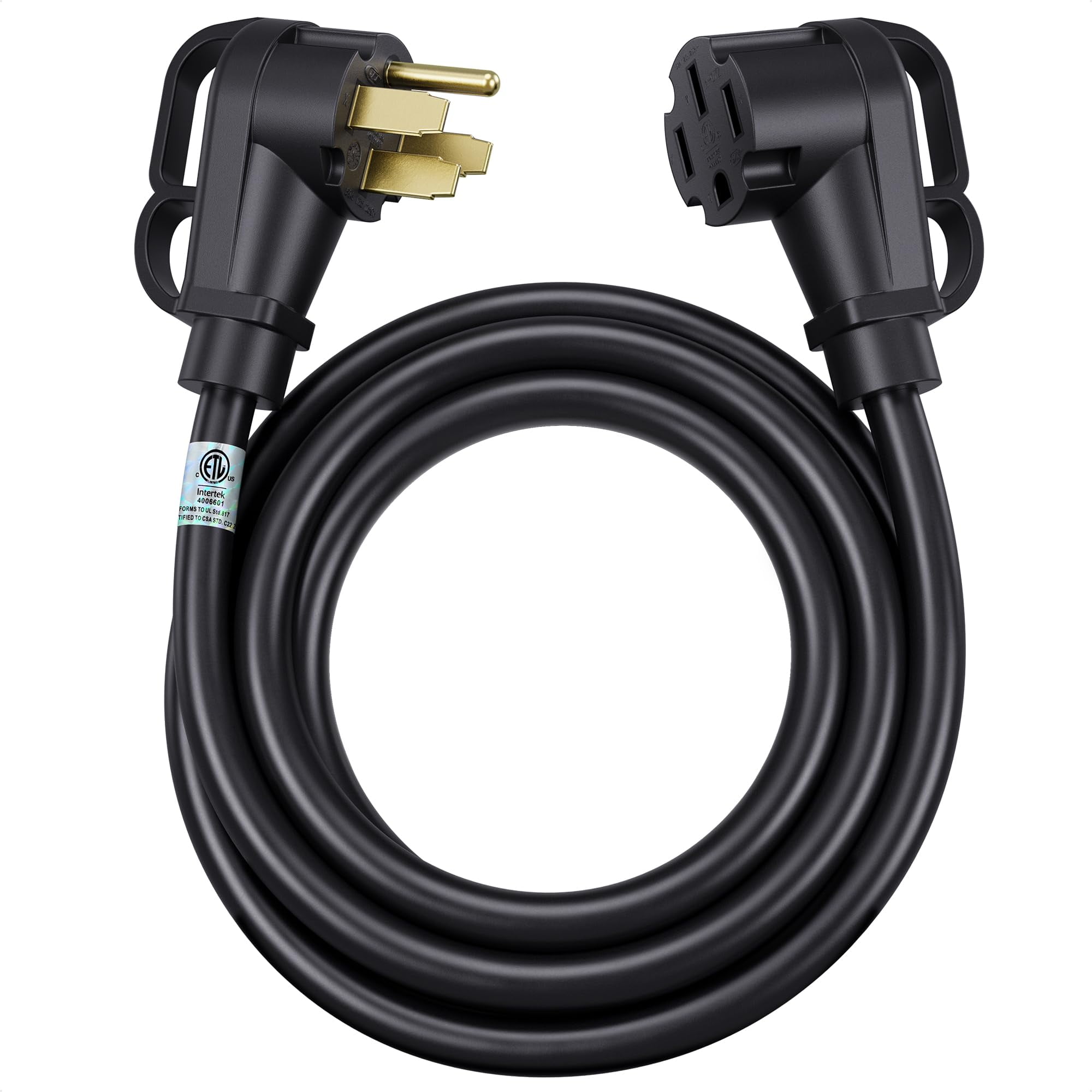 Cable Matters 4 Prong 50 AMP RV Extension Cord 15 ft with Easy-Grip ...