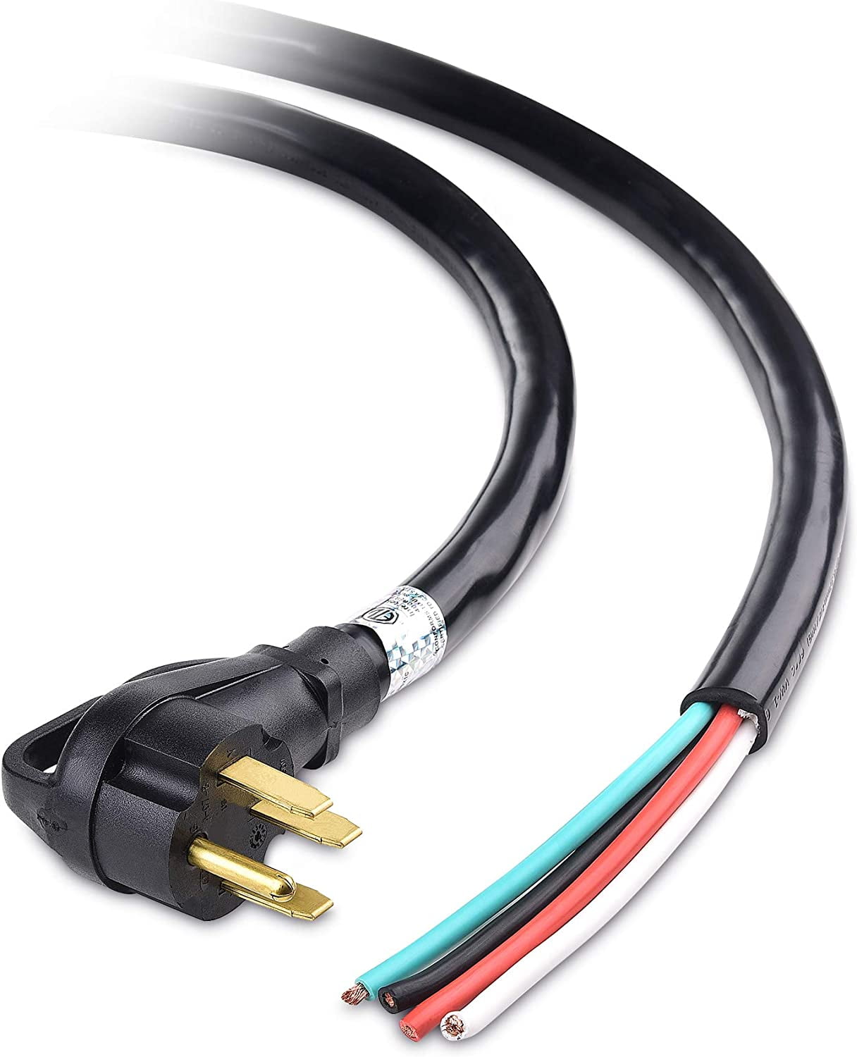 Cable Matters 4 Prong Replacement 50 AMP RV Power Cord (NEMA 14-50P to ...