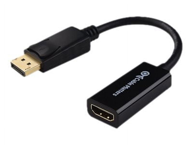 Cable Matters 4K DisplayPort to HDMI 4K Adapter (4K DP to HDMI Adapter ...