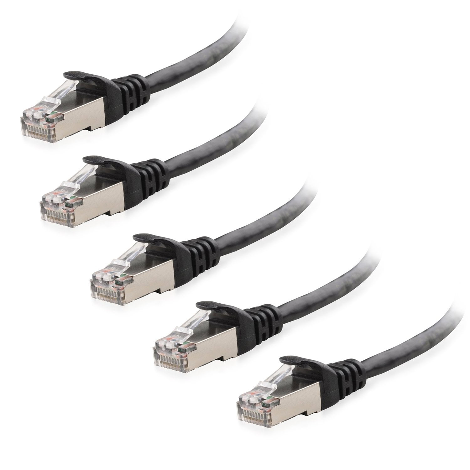 Cable Matters 5-Pack Snagless Cat 6a, Cat6a (SSTP, SFTP) Shielded ...