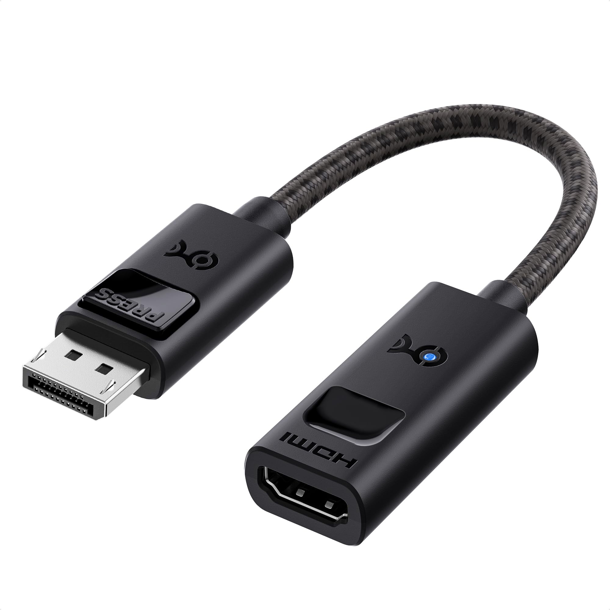 Cable Matters 8K DisplayPort 1.4 to HDMI 2.1 Adapter with 4K 120Hz / 8K 60Hz 48 Gbps ...