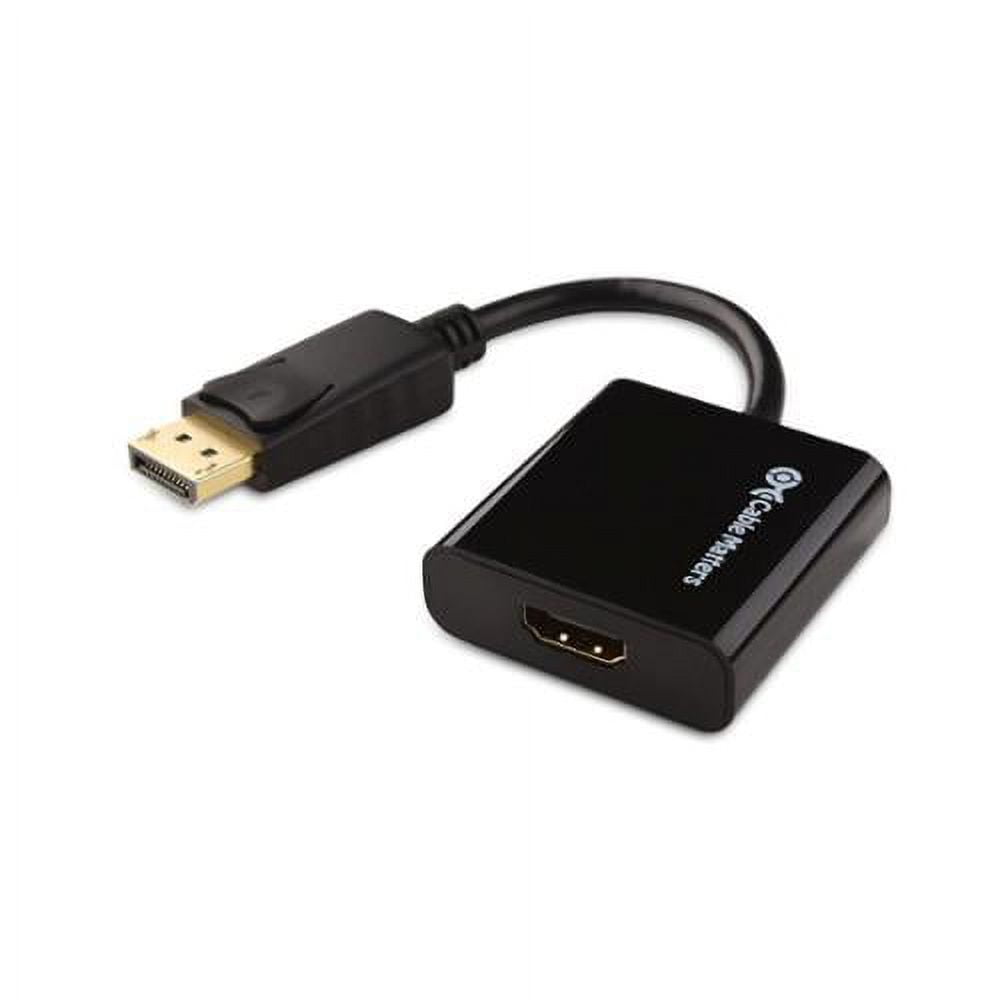 Cable Matters Gold Plated Active DisplayPort to HDMI Male to Female ...