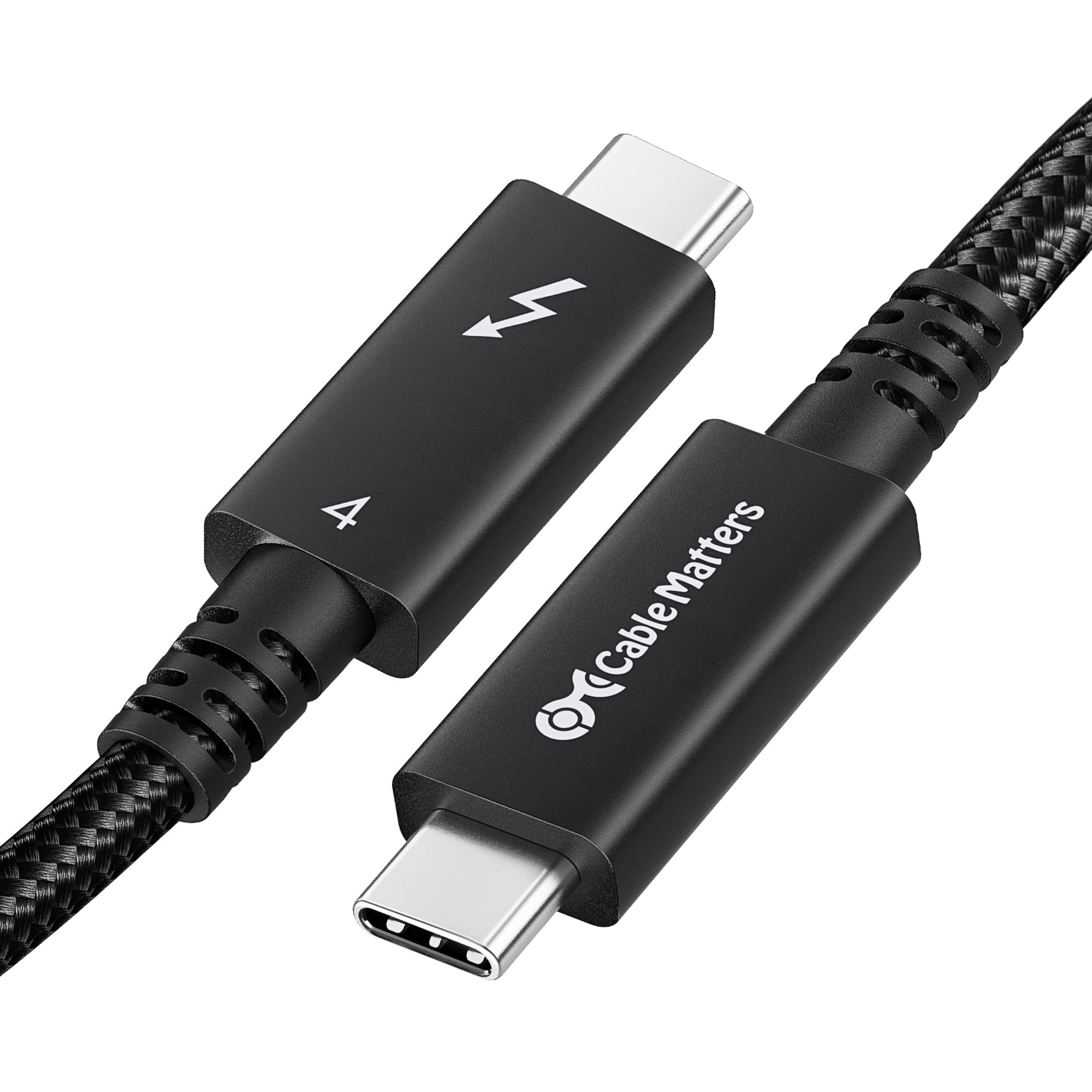 Cable Matters [Intel Certified] Braided 40Gbps Active Thunderbolt 4 ...