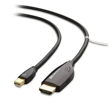Cable Matters Mini DP to DP Male Cord Connector, 6 Feet Black Monitor ...