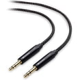 Cable Matters Premium Braided Balanced 1/4 Inch TRS Cable 10 ft (1/4 to ...