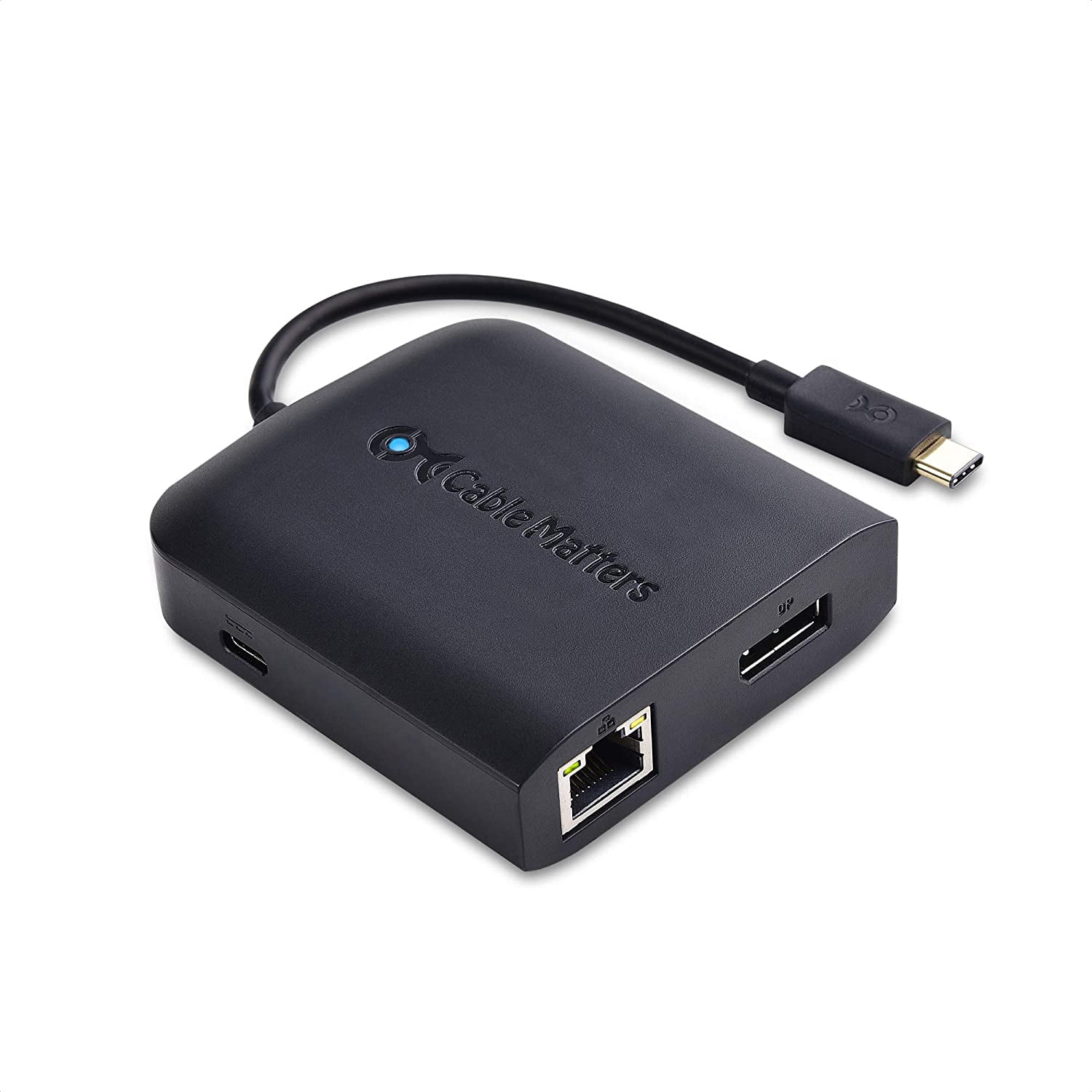 Cable Matters USB C Hub - 4K DisplayPort, 2X USB 2.0, 100Mbps Ethernet ...