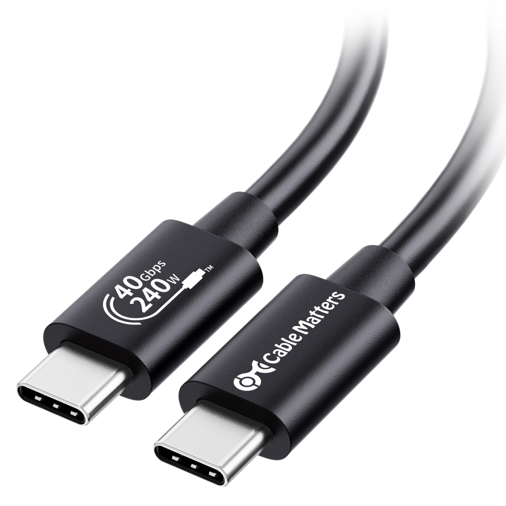 Cable Matters [USB-IF Certified] 40Gbps USB 4 Cable 3.3 ft 8K Video ...
