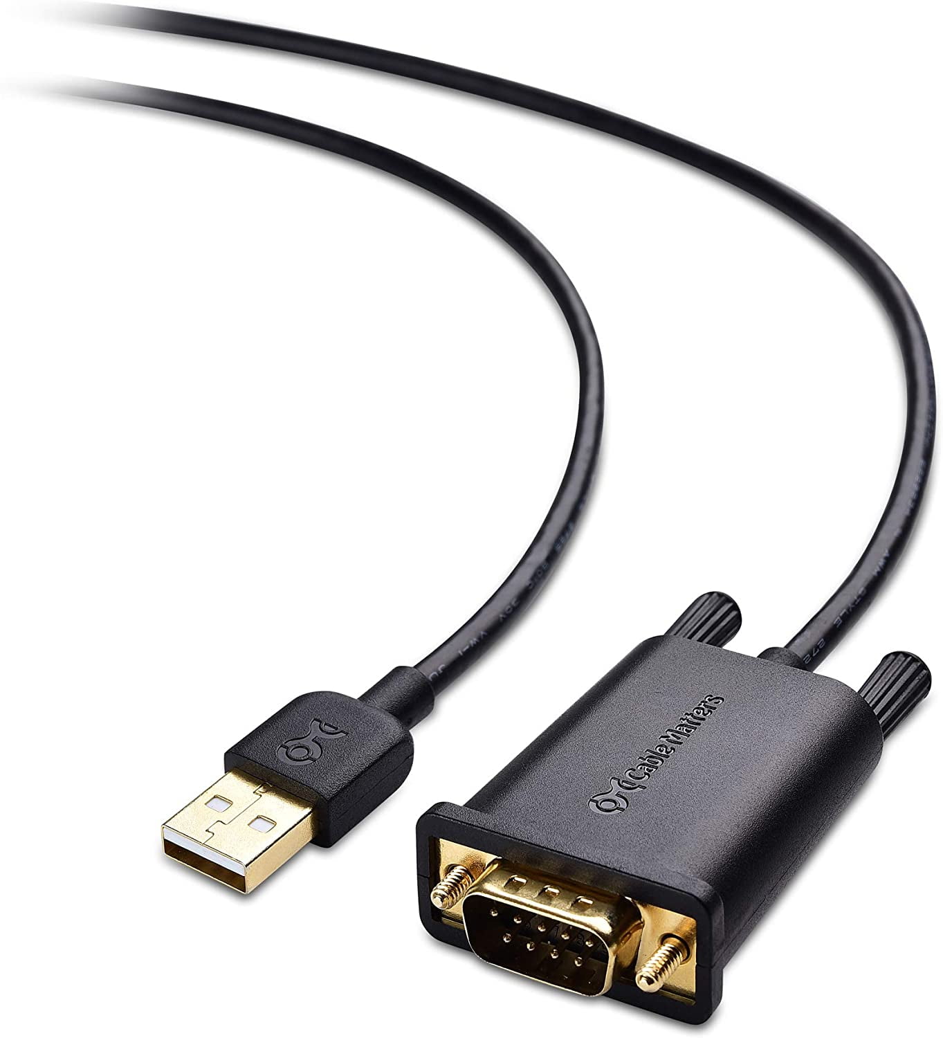 Cable Matters USB to Serial Adapter Cable (USB to RS232 / USB to DB9) 3 ...