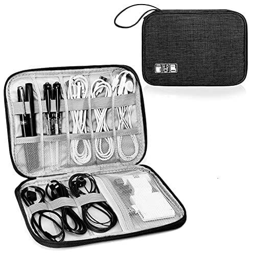 Cable Organiser Bag travel Essentials Electronics Travel Organizer for ...