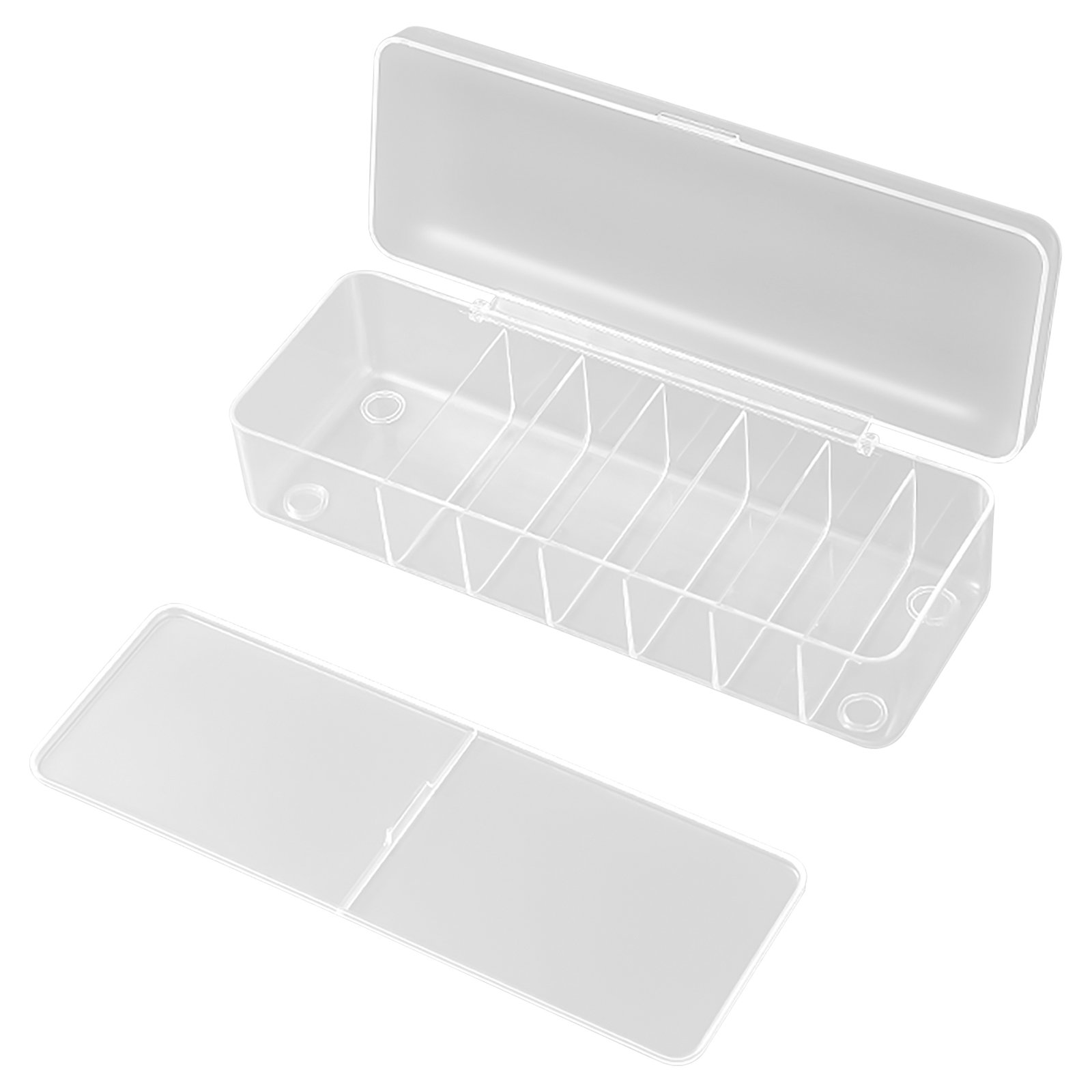 Cable Organizer Box Storage Desktop Data Cable Cord Storage Box Plastic ...