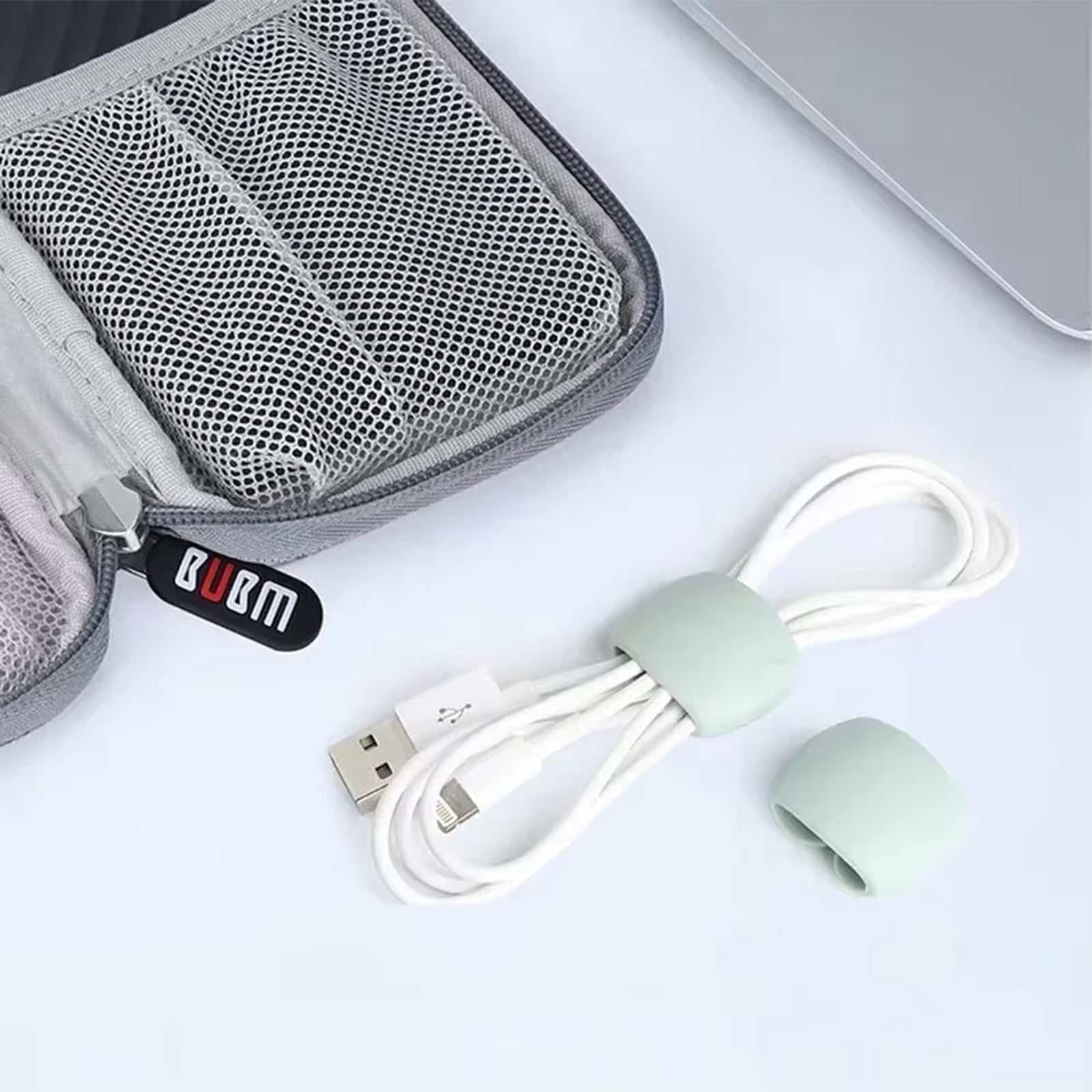 Cable Organizer Clips, Round Usb Charger Holder Desk Tidy For Wire Cord ...