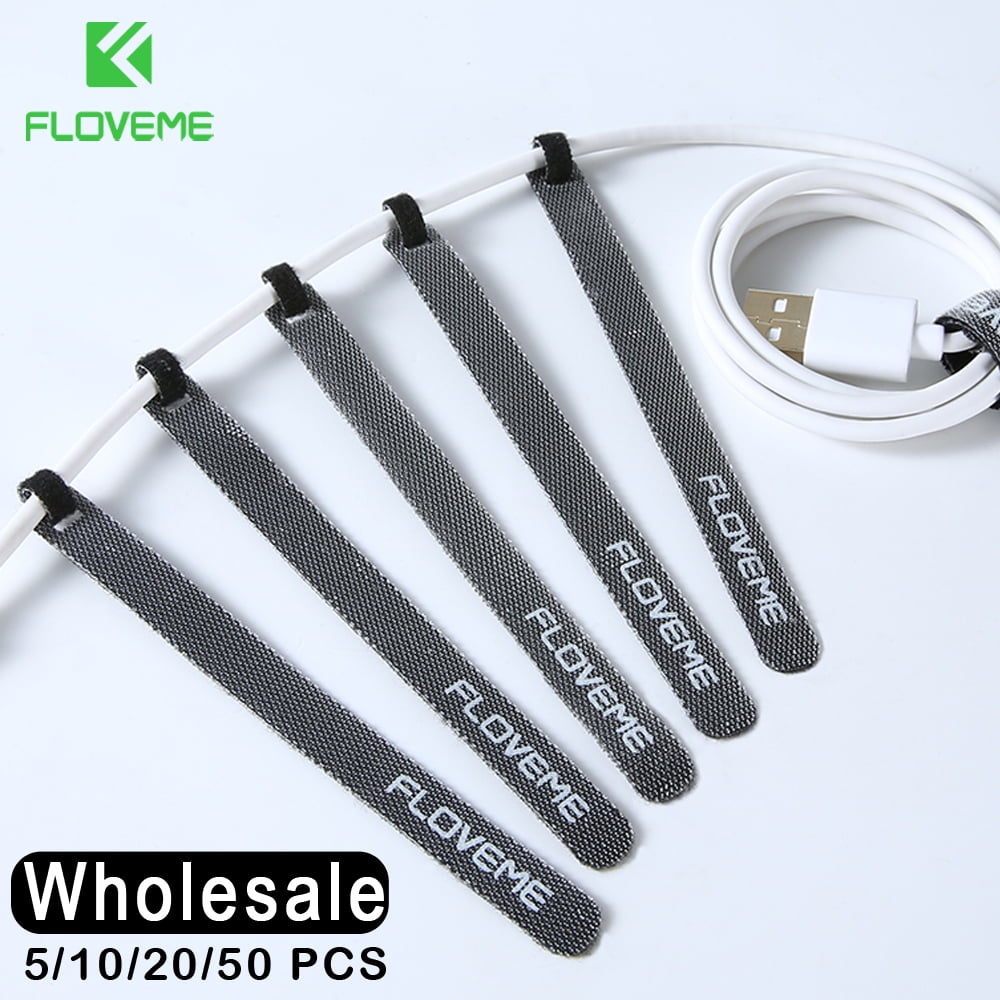 Cable Organizer Fastening Strap Wire Winder Earphone Mouse Cord Rope ...