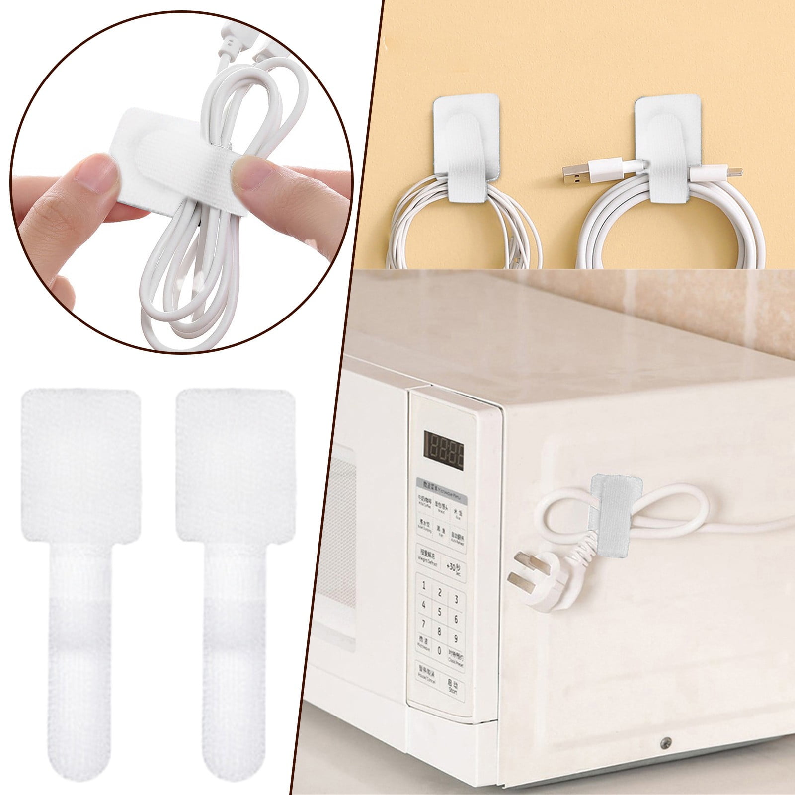 Cable Organizer with Adhesive Straps for Cable Management,Wire Storage ...