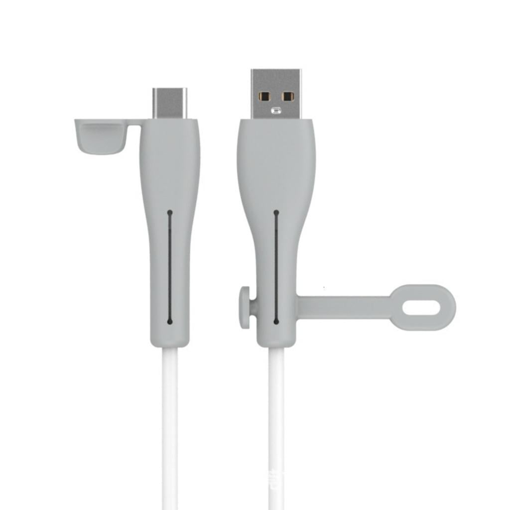 Cable Protectors Soft Silicone Cover For USB Charging Cable Protectors ...