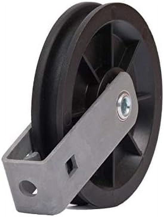 Cable Pulley with Steel Mount - 3.5"/90 mm Diameter- Ideal for Lifting ...