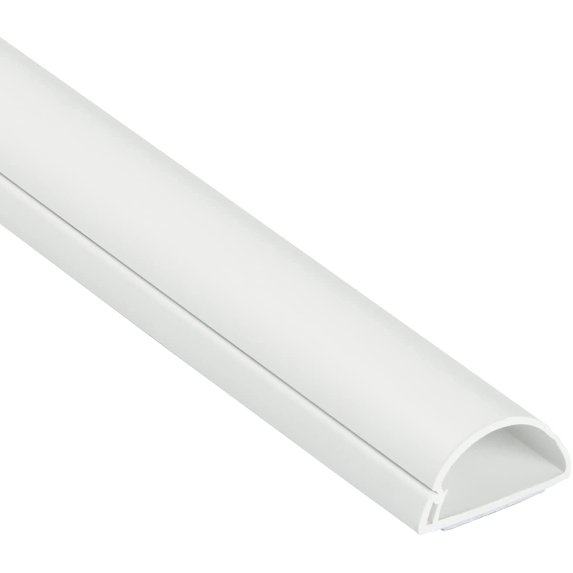 Cable Raceway On-Wall Cord Cover | 1D3015W | Surface Mount Electrical ...
