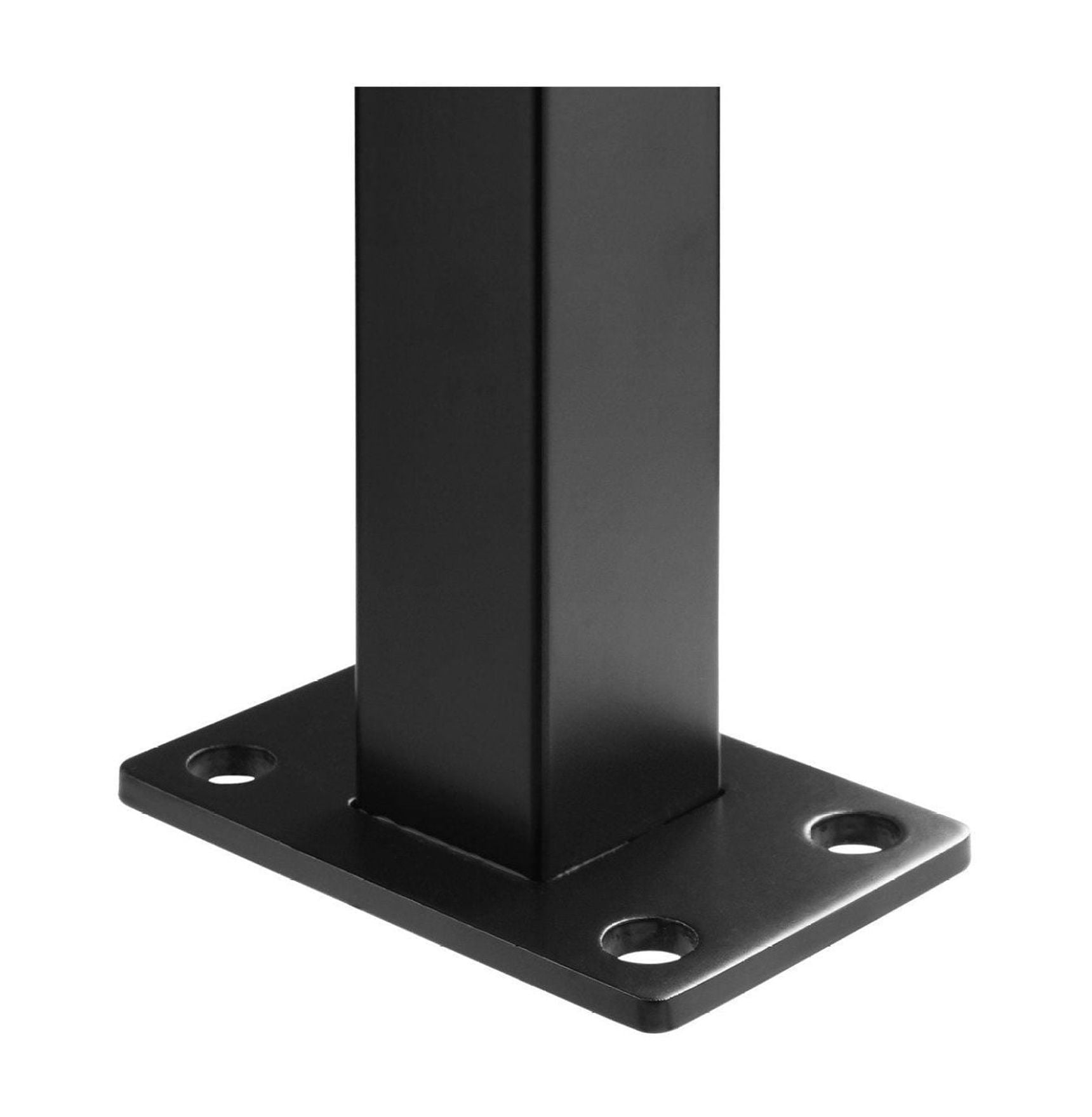 Cable Rail Post 36", Stainless Steel Deck Stair Post, Holeless Black ...