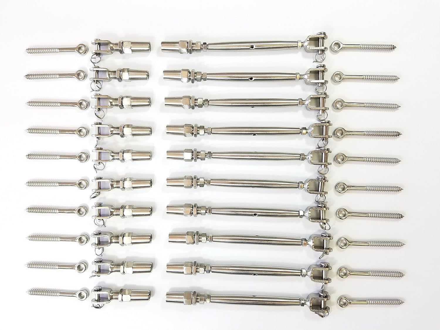 Cable Railing Kit Tensioner Quick Installation Stainless Steel 316 ...