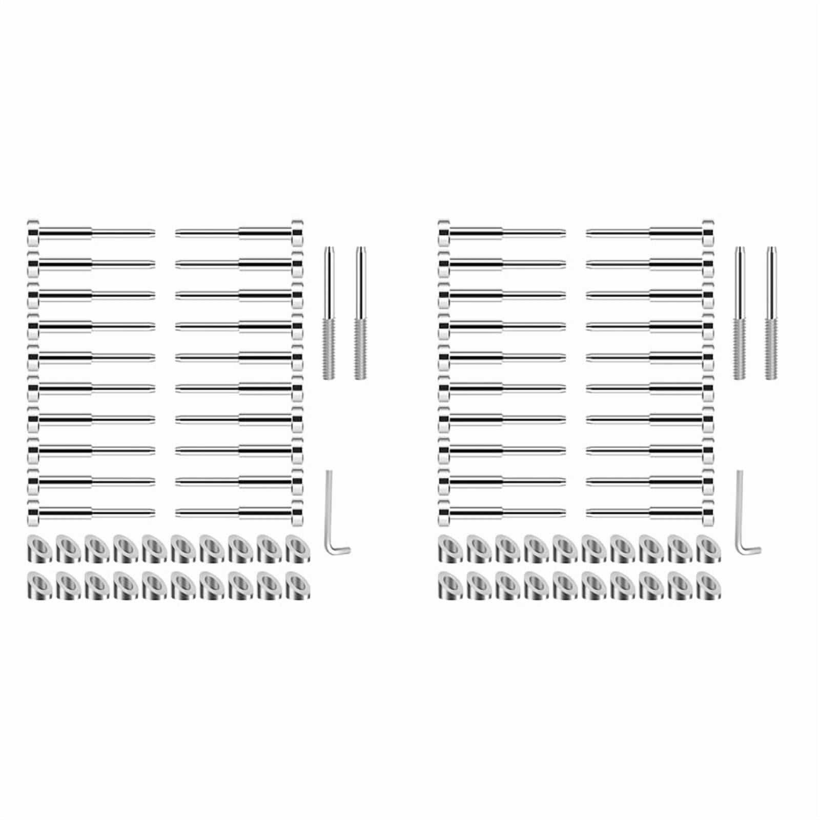 Cable Railing Kits, T316 Stainless Steel 40Pack Terminal and 40Pack ...