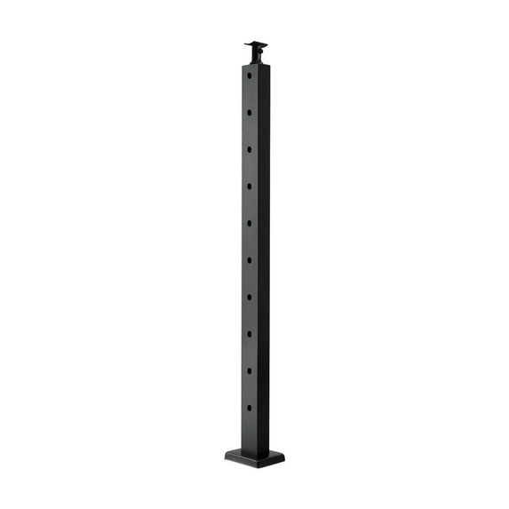Cable Railing Post 36 Inch, Stair Railing Post with 30° Angled Holes ...