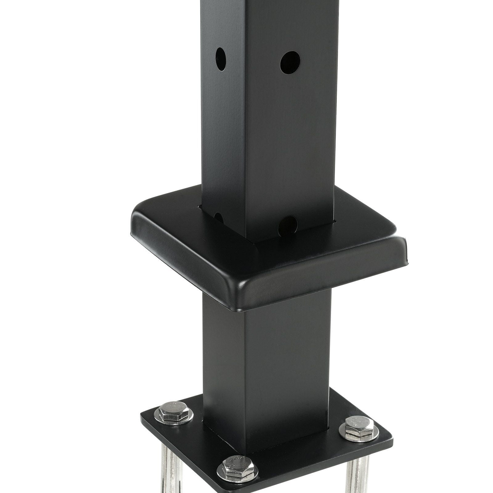 Cable Railing Post, 36" x 1" x 2" Steel L-Shaped Hole Corner Railing ...