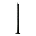 Cable Railing Post 36x2x2 Inch, Black Stainless Steel Corner Post, Pre ...