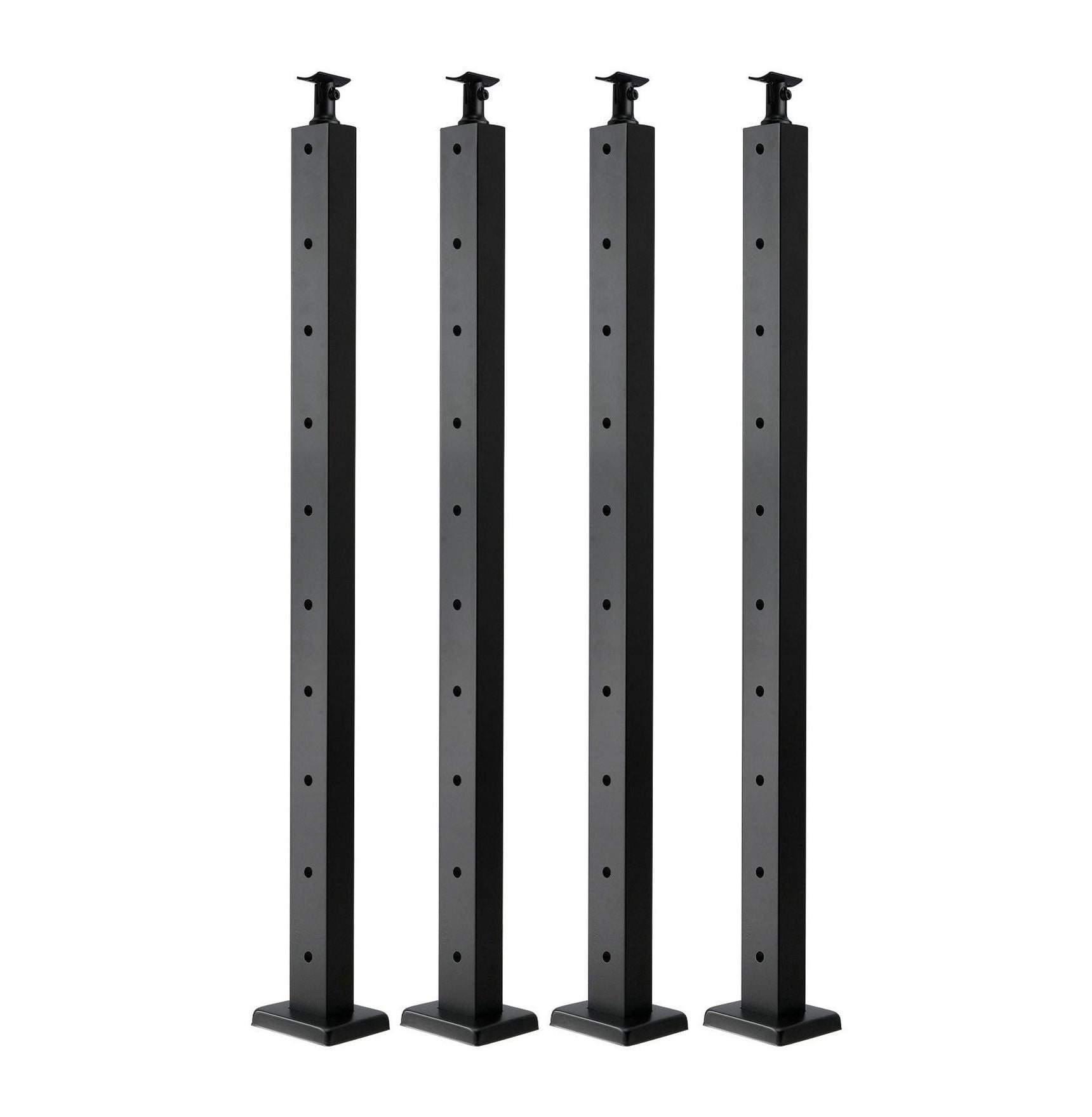 Cable Railing Post 4-Pack, 36x1x2in Stainless Steel Deck Railing Posts ...