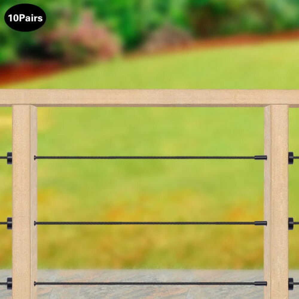 Cable Railing kit Stainless Steel Turnbuckle Tensioner 1/8"for Wood ...